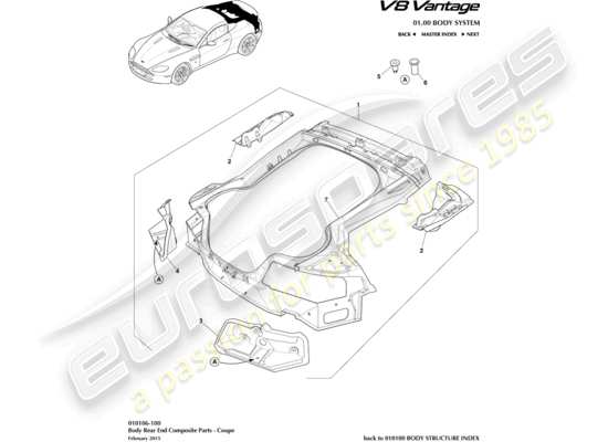 Aston Martin Vantage GT8 Vantage GT8 (2017) Part Diagrams