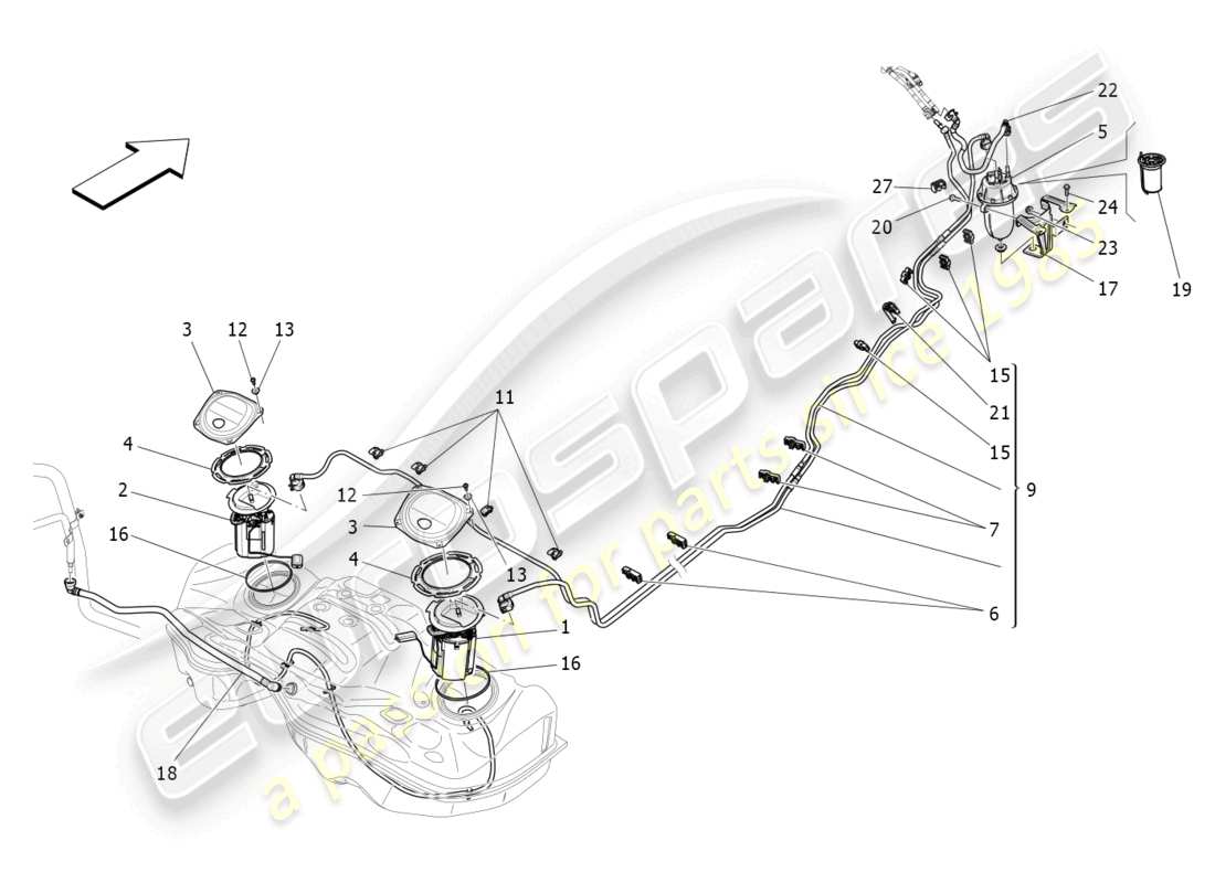 Ghibli (2015) FUEL PUMPS AND CONNECTION LINES (01.43.4)