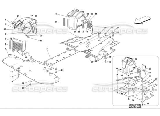 Ferrari 360 Modena Fuel Tanks and Union Parts Diagram (011)