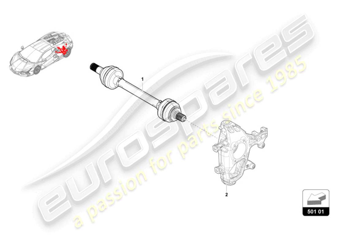 Revuelto Coupe (2024) STEERING SYSTEM Diagram (423.01.00)