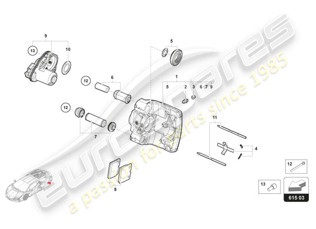Revuelto Coupe (2024) STEERING SYSTEM Diagram (423.01.00)