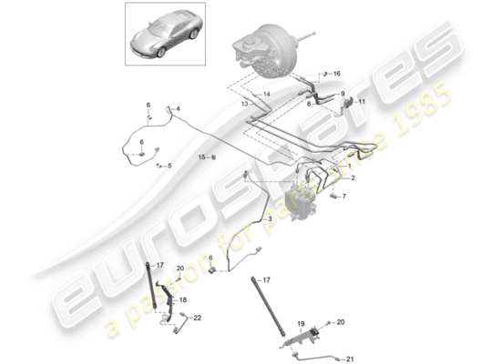 Porsche 991 Gen. 2 991 Gen. 2 (2018) Part Diagrams