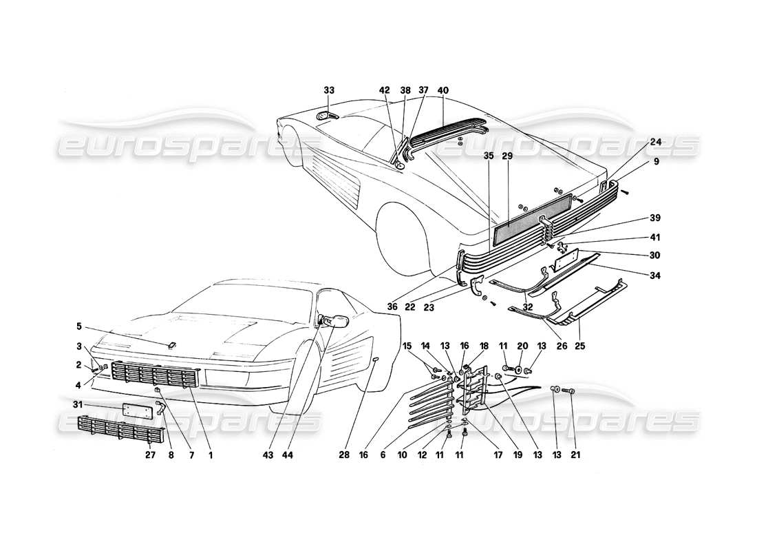 Testarossa (1987) air conditioning system Diagram (049)
