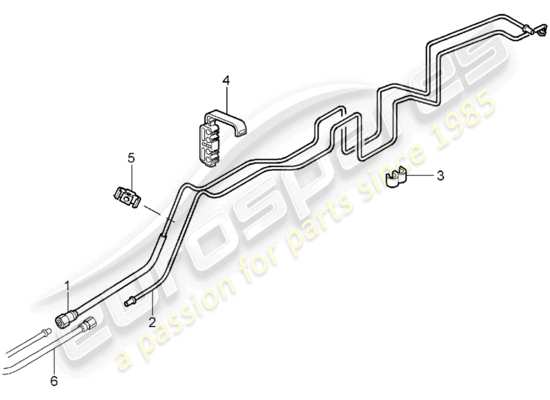 Porsche 997 (2007) FUEL TANK Parts Diagram