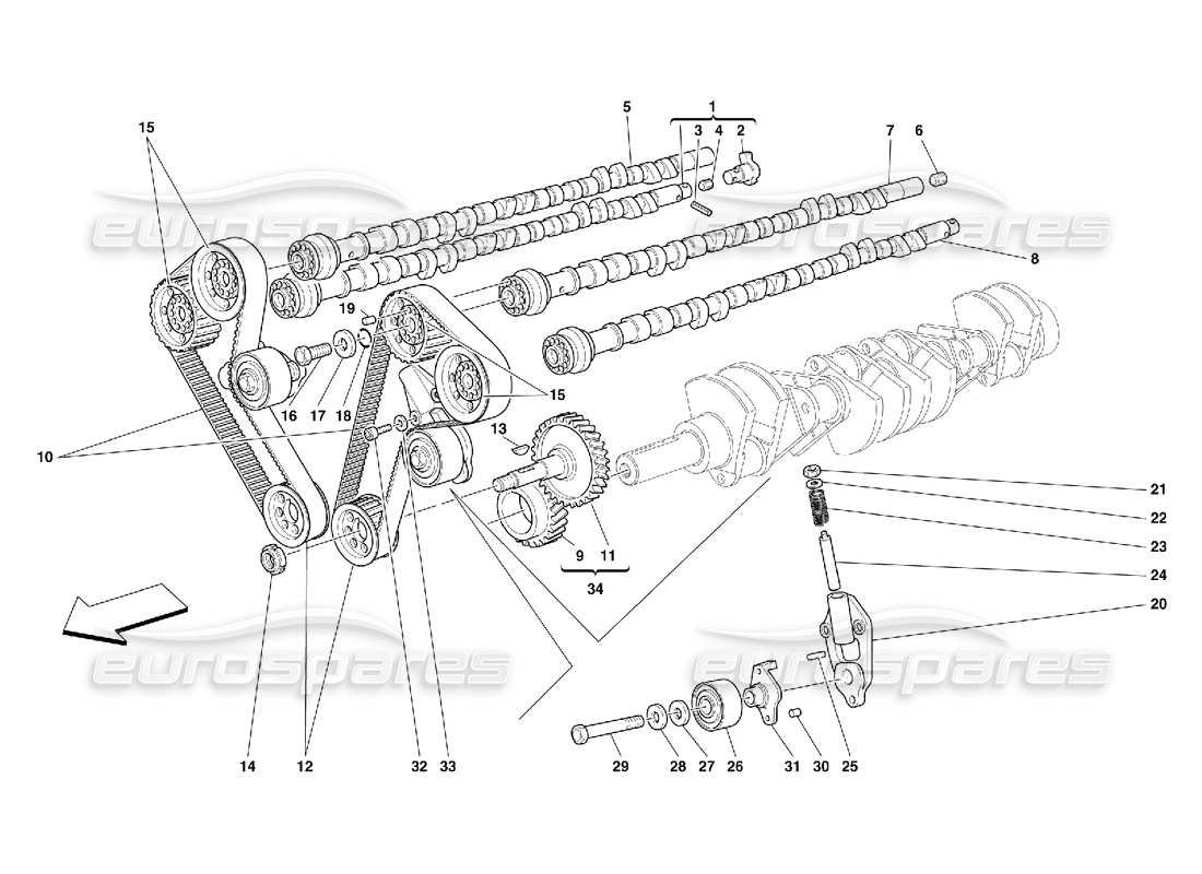 Ferrari 456 GT/GTA Part Diagrams | Eurospares