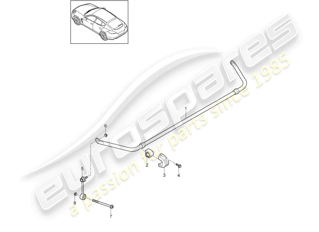 Porsche Part | MOUNT FOR STABILIZER 97033379206 New