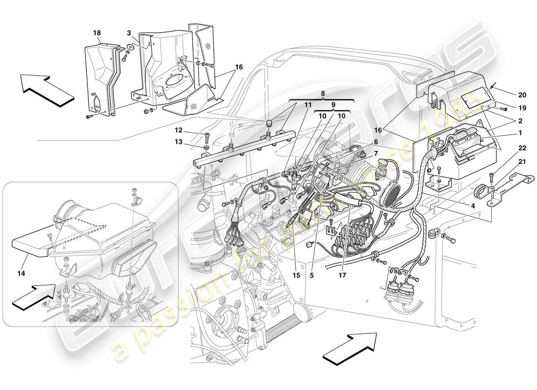 New Genuine Maserati Part number 188504, SINGLE IGNITION COIL.