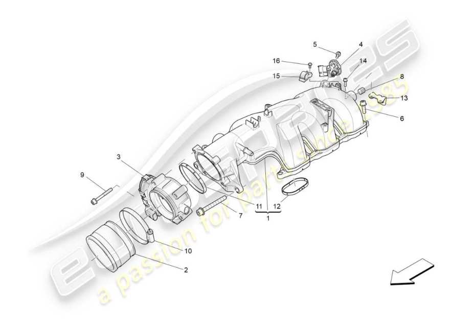 Maserati Part | INLET MANIFOLD GASKET 317389 New