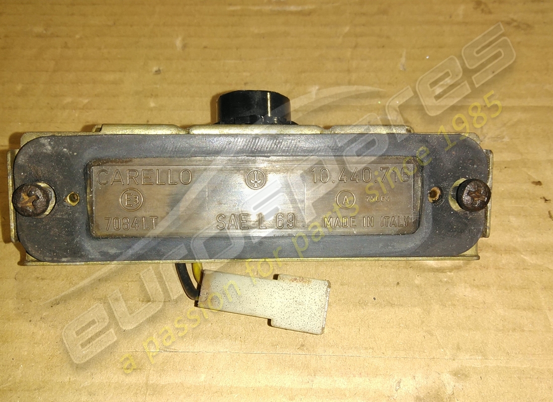 Eurospares Part | REAR NUMBER PLATE LIGHT 186180 New
